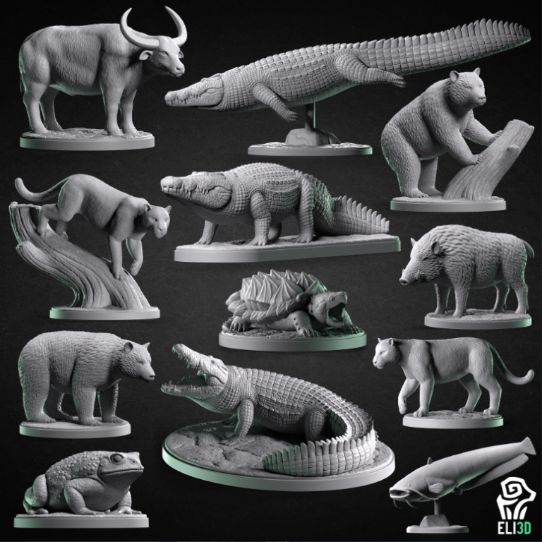 30 stunning and Best 3D Printed Animals for fans