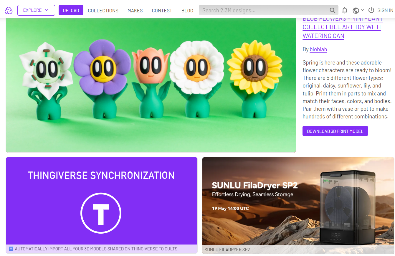 The Best Thingiverse Alternatives You Haven’t Tried Yet (2025 Edition) - PIXUP BLOG